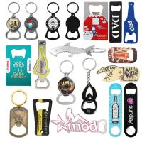China Custom Bottle Opener Stainless Steel Sublimation Metal Beer Keychain Bottle Opener for sale