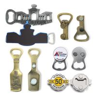 China Custom Bottle Opener Stainless Steel Sublimation Metal Beer Keychain Bottle Opener for sale