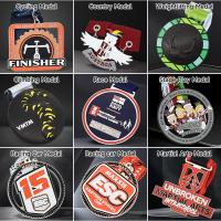 China Custom Logo Sport Running Finisher Football Zinc Alloy Metal Personalized Medal for sale