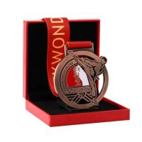 China Zinc Alloy Award Design Logo 2D 3D Gold Soccer Running Sport Metal Custom Medal for sale