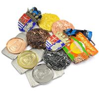 China Zinc Alloy Award Design Logo 2D 3D Gold Soccer Running Sport Metal Custom Medal for sale