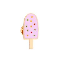 China Metal Food Lapel Pin Badge Logo Custom Ice Cream Soft Hard Enamel Pin for sale