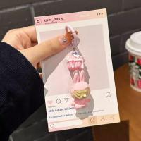 China Mini Labubu Keychain Kawaii Monster Doll Bag Charm Plush Doll Accessories For Collectors for sale