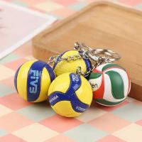 China PVC Volleyball Keychains Gifts Beach Ball Sport For Players Sports for sale