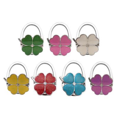 China Folding Purse Table Hook Handbag Holder Custom Logo Bag Hanger for sale
