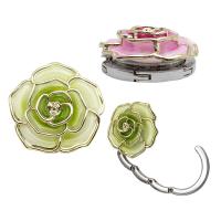 China Table Flower Bag Hanger Custom Design Foldable And Portable For Purse Bag for sale