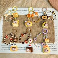 China Labubu PVC Keychain Pop Mart Monster Doll Bag Charm Phone Lanyard Mobile Phone Strap for sale