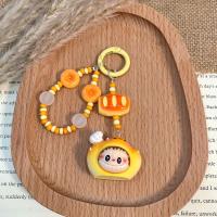 China Labubu PVC Keychain Pop Mart Monster Doll Bag Charm Phone Lanyard Mobile Phone Strap for sale