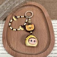 China Labubu PVC Keychain Pop Mart Monster Doll Bag Charm Phone Lanyard Mobile Phone Strap for sale