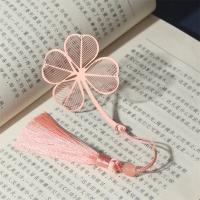 China Customized Design UV Printing Gold Plated Metal Bookmark for sale