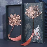 China Customized Design UV Printing Gold Plated Metal Bookmark for sale