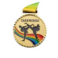 China Custom Zinc Alloy 3D Sports Medal with UV Printing for sale