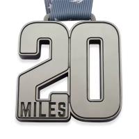 China Custom Zinc Alloy Sports Medal with Laser Engraving for sale
