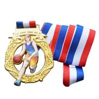 China Wholesale Bulk Metal Medals 3D Enamel Souvenir Award Technique Challenge Coin Dancing  Zinc Alloy Medal with UV Printing Casting for sale