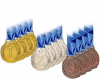 China Custom Engraved Metal Medal 20-80mm Gold Silver Bronze Sports Award for sale