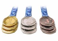 China Custom Engraved Metal Medal 20-80mm Gold Silver Bronze Sports Award for sale