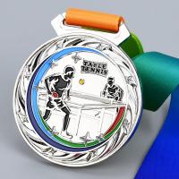 China Custom 3D Sports Medals 20-80mm Gold Silver Bronze Plated for sale