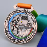 China Custom 3D Sports Medals 20-80mm Gold Silver Bronze Plated for sale