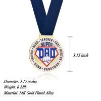 China Custom Zinc Alloy Medals 20mm-80mm Gold Plated for Awards Gifts for sale
