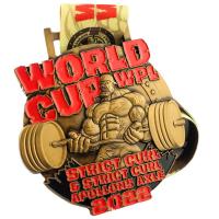 China Custom Sports Medal with 20-80mm Size Zinc Alloy and Gold Plating for Souvenir Gifts for sale