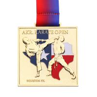 China Custom Sports Medal with 20-80mm Size Zinc Alloy and Gold Plating for Souvenir Gifts for sale