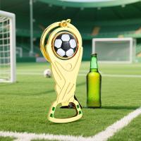 China Country Flag Multifunctional World Football Bottle Opener Keychain for Football Soccer Fans Gift Souvenir for sale