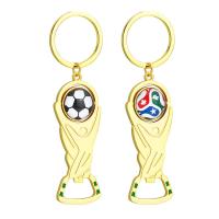 China Country Flag Multifunctional World Football Bottle Opener Keychain for Football Soccer Fans Gift Souvenir for sale