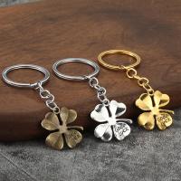 China Hot Selling Beautiful Luxury Four-leaf Clover Keychain Wholesale for Gifts for sale