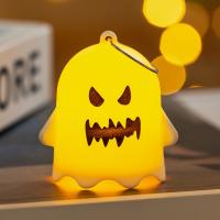 China Halloween LED Ghost Hanging Decor Waterproof Outdoor Light Mini Prop Scene Ornament Party Decor for sale