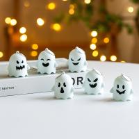 China Halloween Ghost Light Cute LED Night Light Mini Hanging Prop Warm Light Plastic Decor for Party Indoor Desktop Kids Gift for sale