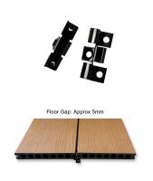 China Black Spike Clip WPC Decking Hidden Fastener for Composite Deck Board Nailing for sale