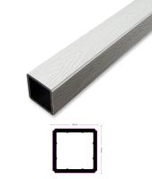 China 100x100mm WPC Railing Post Square Composite Fence Post for Outdoor Deck Balcony for sale