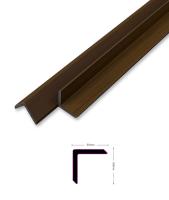 China 50x50mm WPC Decking Corner Trim Hidden Fastener for Outdoor Composite Deck Edge for sale