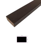 China 50x20mm WPC Joist Composite Decking Support Beam for Outdoor Deck Subframe for sale