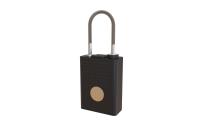 China GPS 2G NB IoT Smart Alarm Padlock 3200mAh Zinc Alloy Cargo Tracking Lock for sale