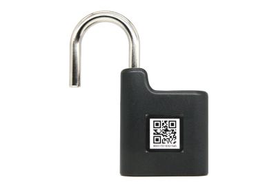 China Bluetooth QR Code Smart Waterproof Alarm Padlock 2700mAh IPX67 for Asset Management for sale