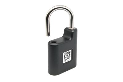 China OEM Zinc Alloy Waterproof Bluetooth Alarm Padlock 2700mAh Dual Platform for sale
