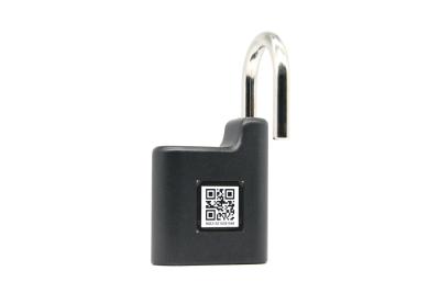 China SMDT Bluetooth Smart Padlock IPX67 Waterproof 2700mAh Battery 20000 Cycles for sale