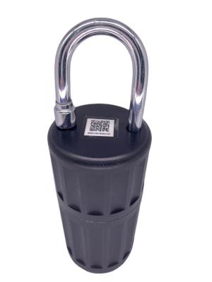 China Smart IoT Padlock with 13000mAh Battery Bluetooth NFC GPS Alarm Lock for sale