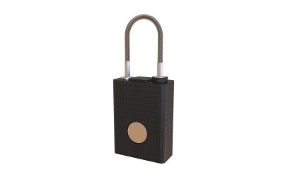 China GSM GPS 2.4GHz Smart Alarm Padlock Intelligent Security Rectangular IoT Lock 2200mAh for sale