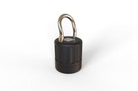 China Smart QR Code Remote Control Padlock GSM GPS BLE 128MB Storage 70mm for sale