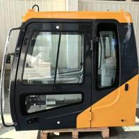 China Hyundai R215-7 R215-9 R215VS Excavator Cabin Assembly Steel Frame Safety Glass Interior for sale