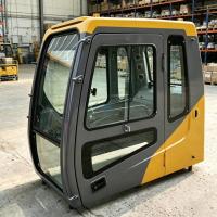 China Hyundai R215-7 R215-9 R215VS Excavator Cabin Assembly Steel Frame Safety Glass Interior for sale