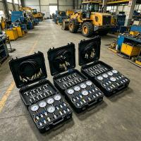 China Complete Excavator Diagnostic Tool Professional Hydraulic Pressure Testing Kit for sale