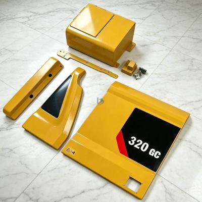 China Excavator Cab Side Door for CAT 320GC 320D2 GC Pre-Painted Steel 1.2-2.0mm for sale