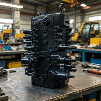 China SK75-8 Main Distribution Valve Dust Proof Kobelco Control Valve for sale