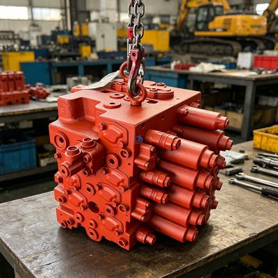 China KMX15RB Excavator Main Control Valve Impact Resistant For Kawasaki Excavator 210 240 for sale