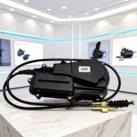 China Doosan DX500-7 DE12 Fuel Shut Off Motor 30051-00005 24V Stop Solenoid for sale