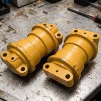China Komatsu PC100 PC130 Excavator Lower Track Roller HRC55-60 Heavy Duty Undercarriage Parts for sale