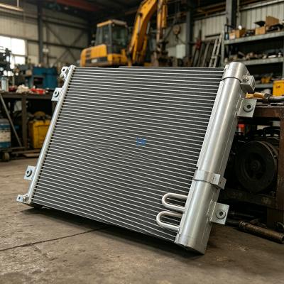 China Komatsu PC200-8 Excavator Radiator 20Y-810-1221 Aluminum Core 6-Row Cooling for sale